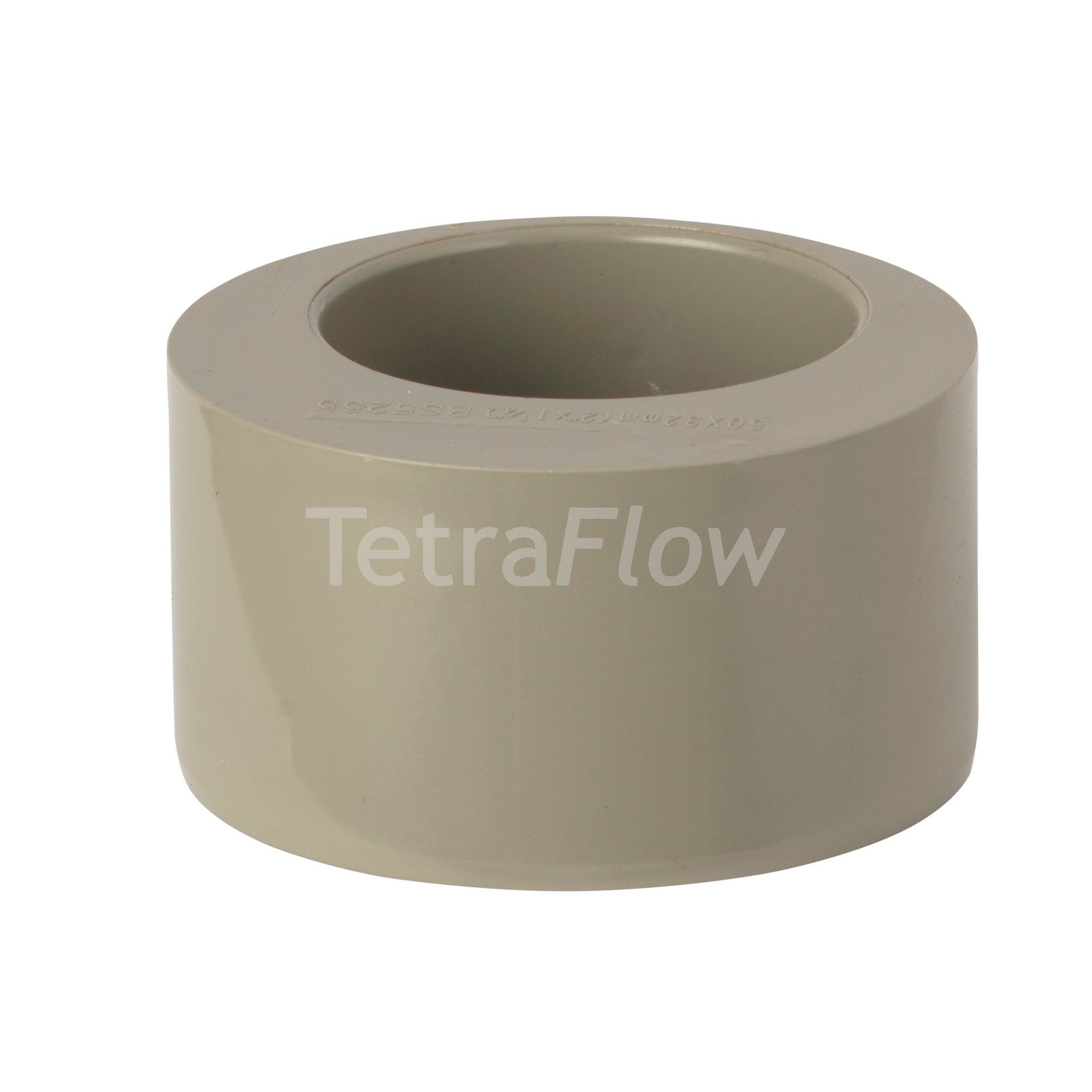 Tetraflow 50mm x 40mm Solvent Waste reducer Socket/Spigot Olive Grey ...