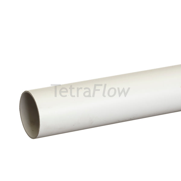 Tetraflow 40mm Solvent Waste Plain Pipe End 3mtr White – THE DRAINAGE ...